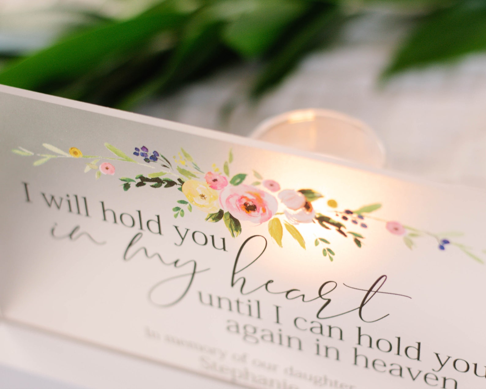 Memorial Gift Loss of Child Memorial In Loving Memory Sign | Etsy