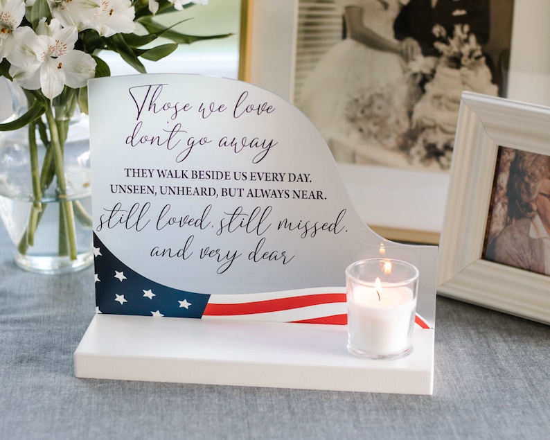 Remembrance Gifts Veteran Memorial Fallen Soldier Memorial - Etsy