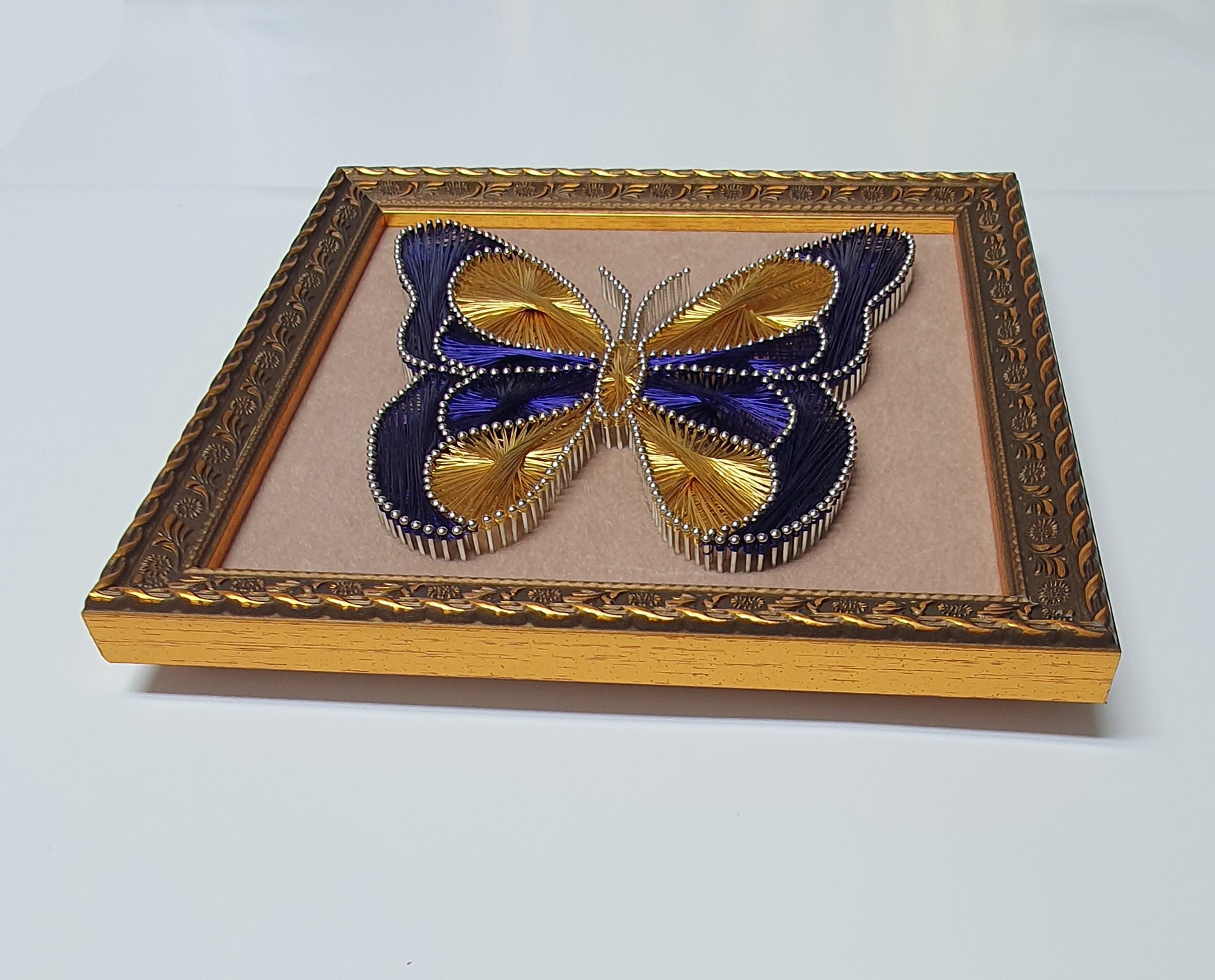 Filografi String Art Thread Art Philography With Colored Copper Wire - Etsy