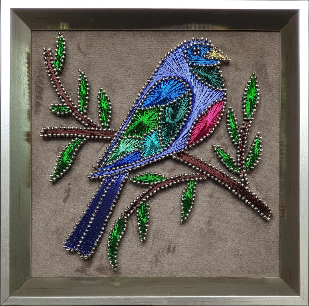 Filografi String Art Thread Art Philography With Colored Copper Wire - Etsy