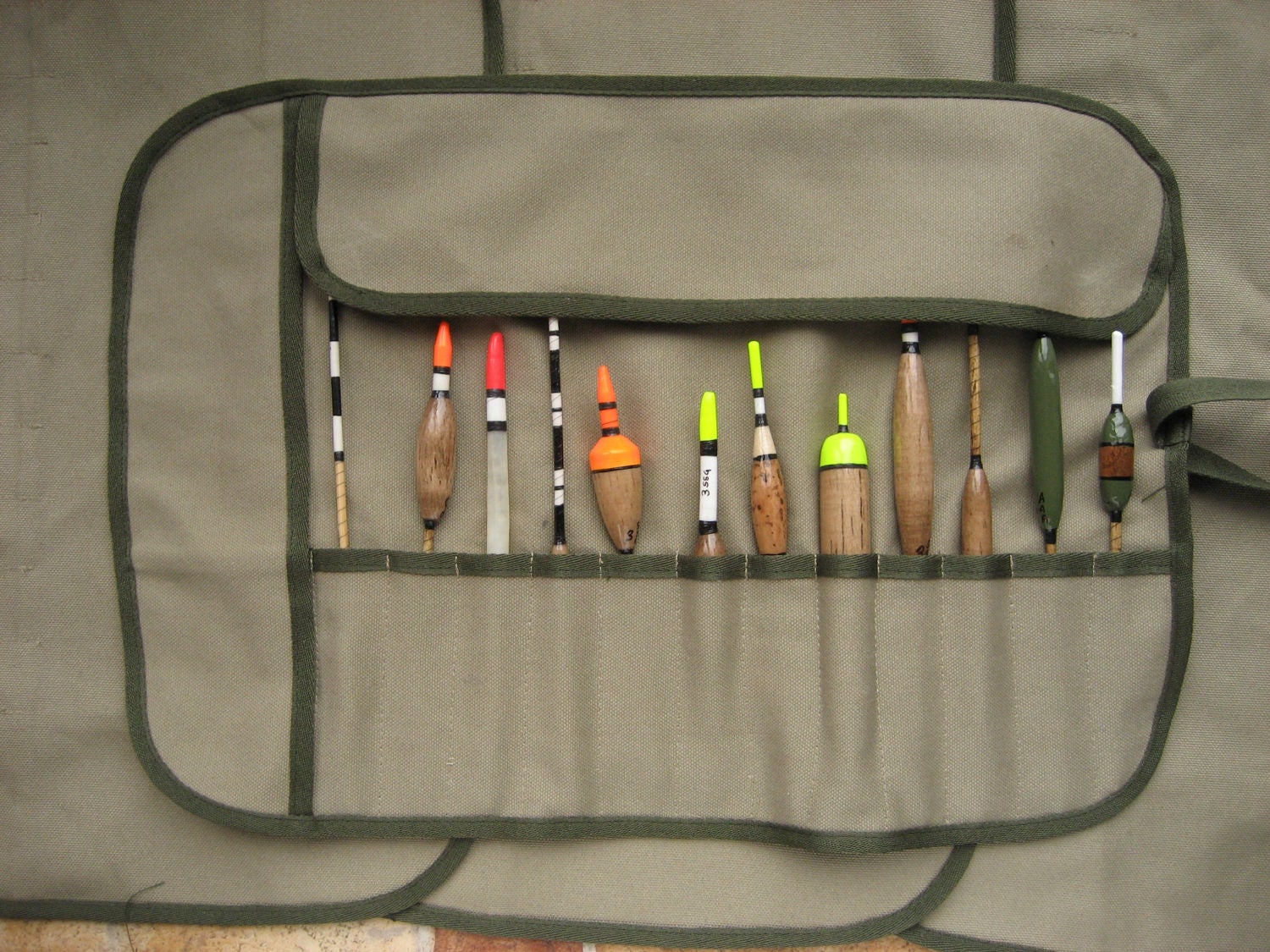 Canvas Fishing Float Roll NO FLOATS INCLUDED - Etsy