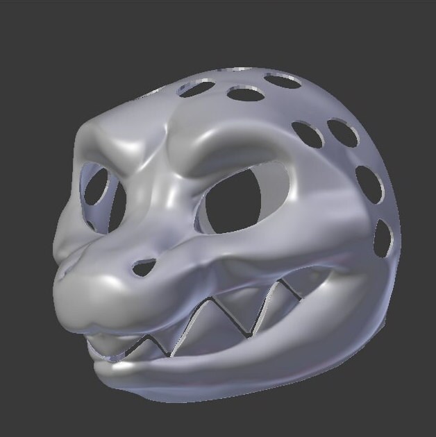 3D Printed Ampwave Fursuit Base - Etsy Australia