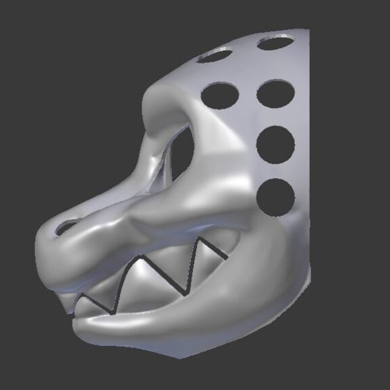 3D Printed Ampwave Fursuit Base - Etsy Australia