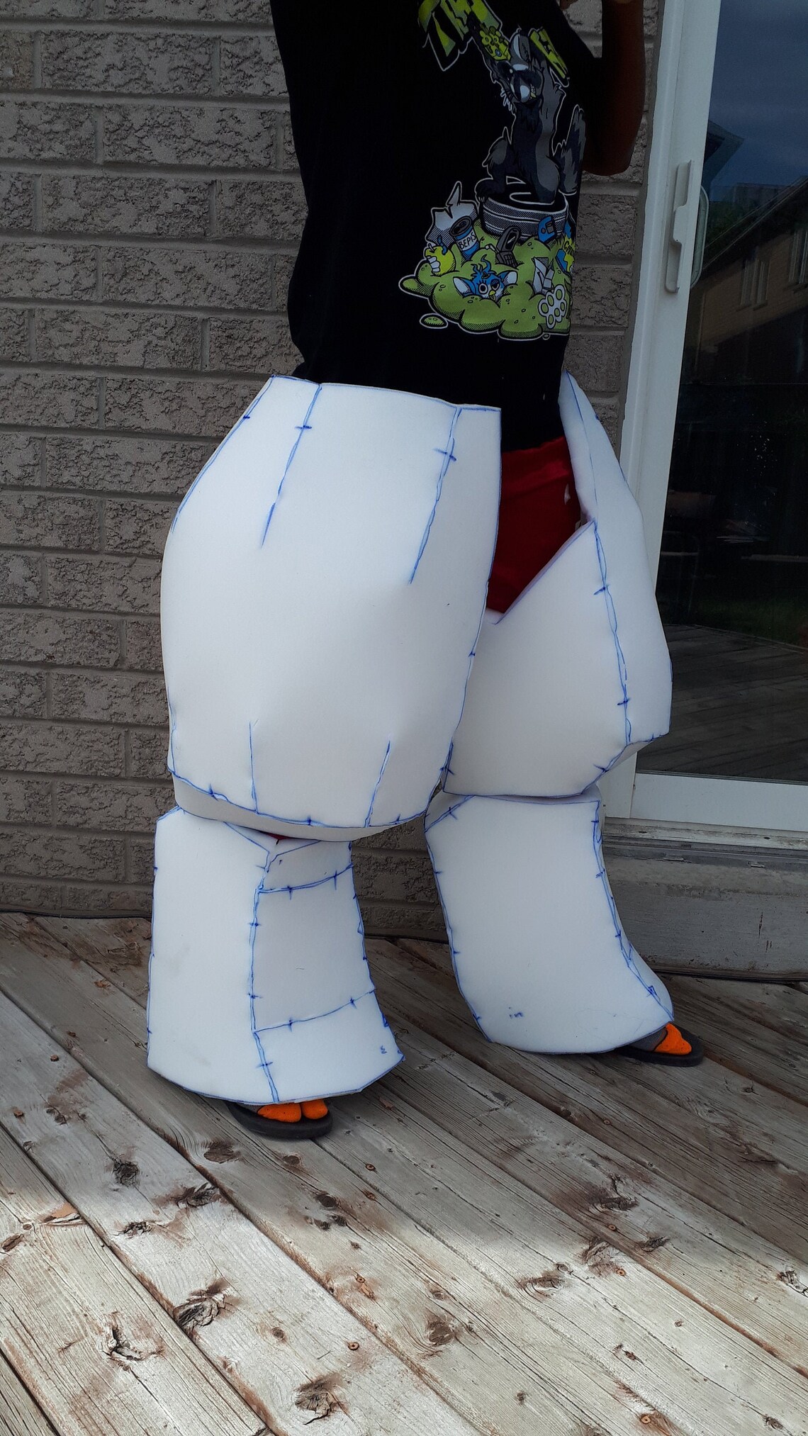 Fursuit Digi Legs Padding Pattern PDF DOWNLOAD - Etsy