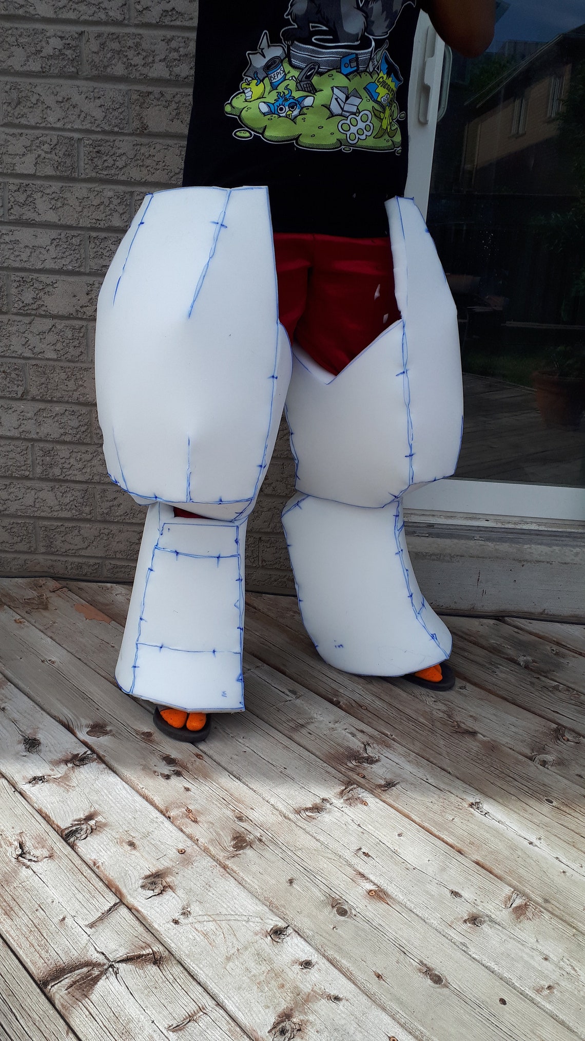 Fursuit Digi Legs Padding Pattern PDF DOWNLOAD - Etsy