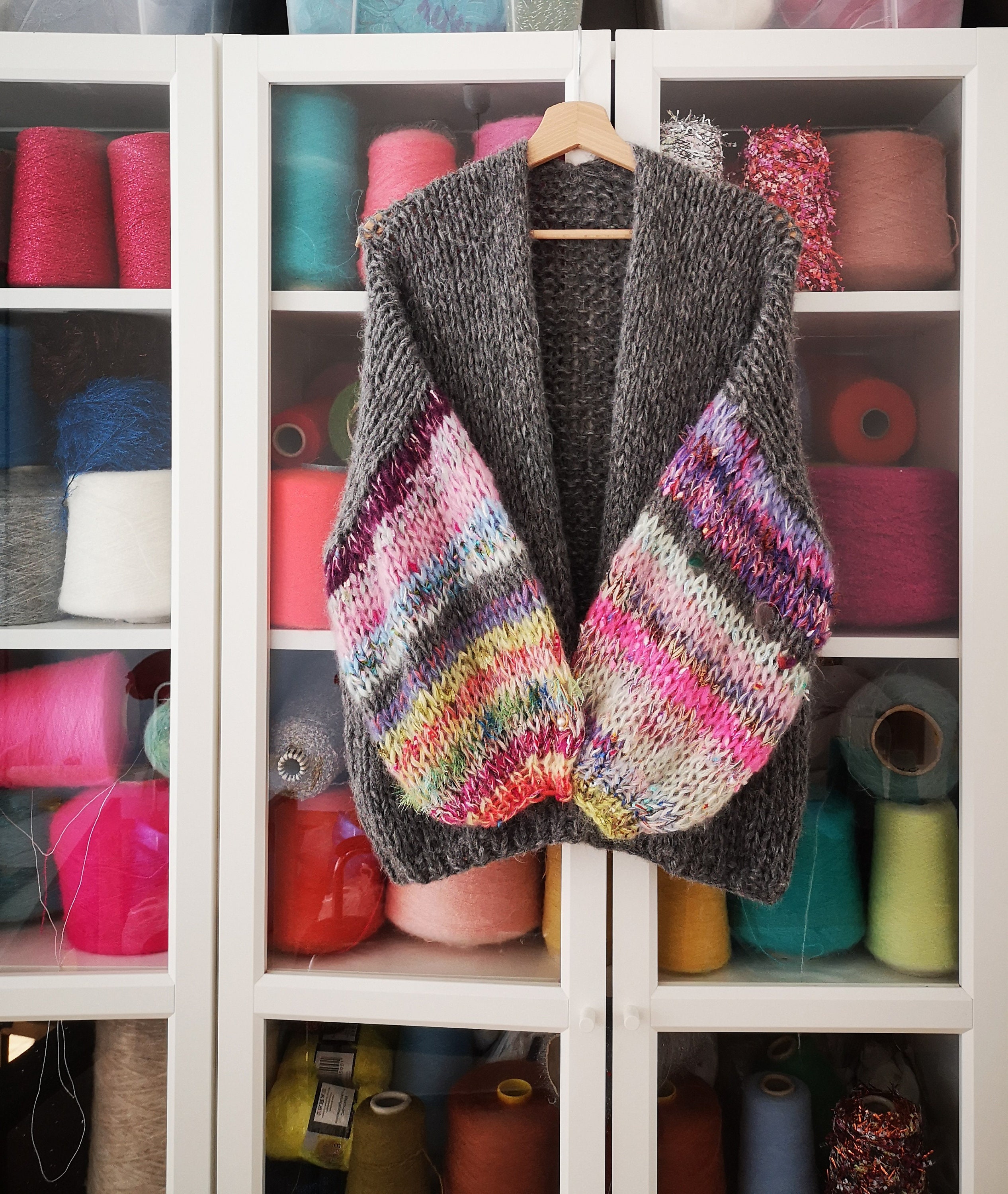 Ready to Go MONI Alpaca and Silk Mohair Cardigan Multicolor and ...