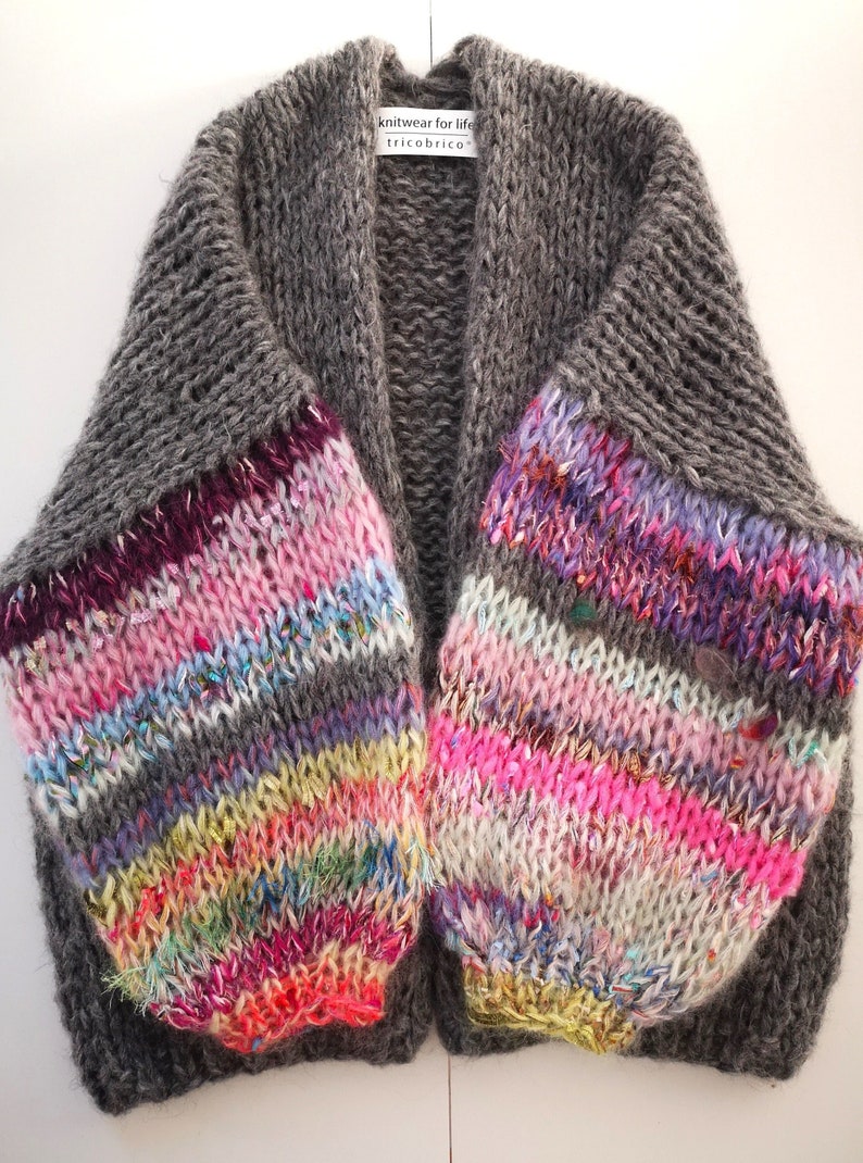 Ready to Go MONI Alpaca and Silk Mohair Cardigan Multicolor and ...