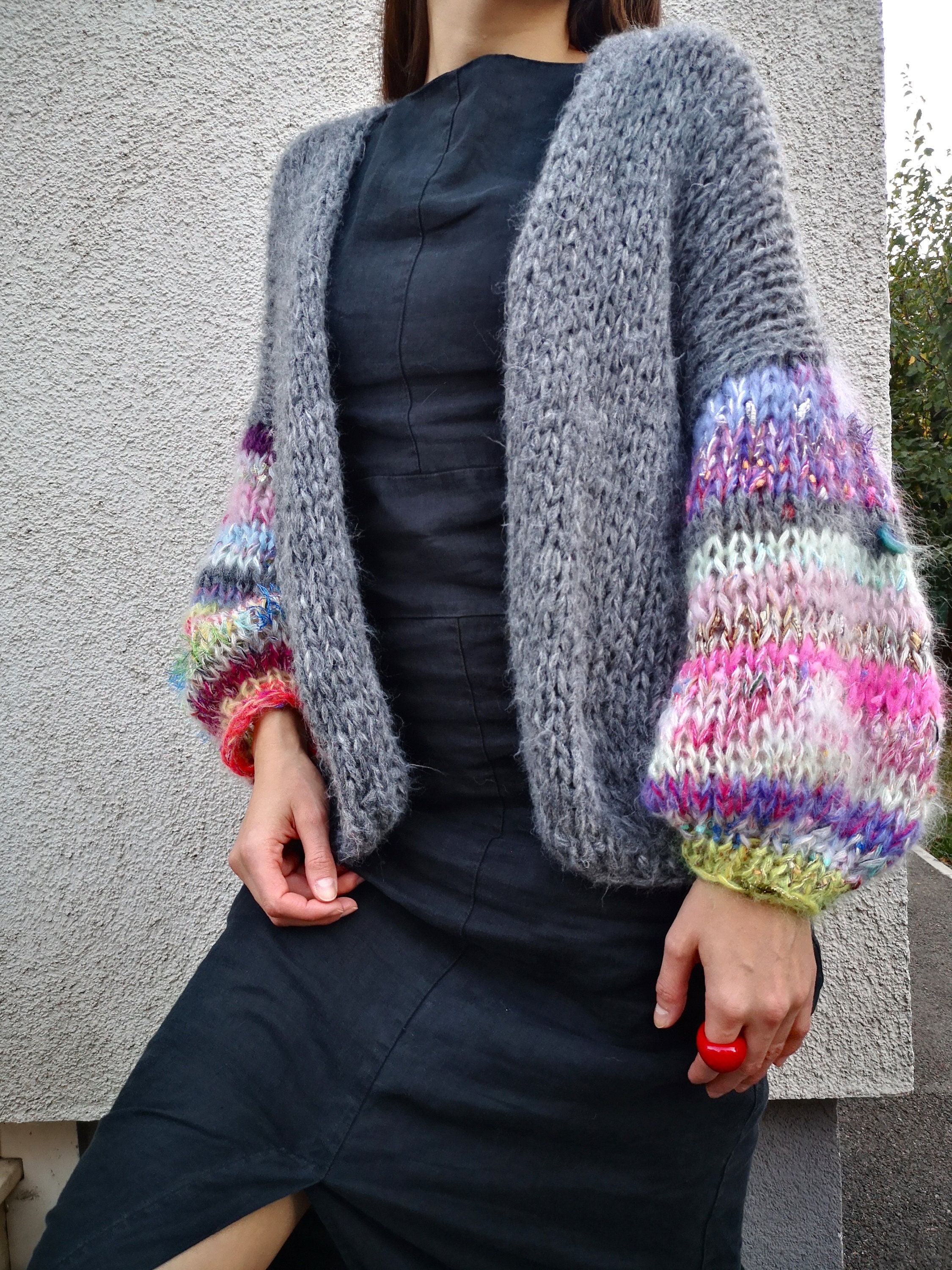 Ready to Go MONI Alpaca and Silk Mohair Cardigan Multicolor and ...