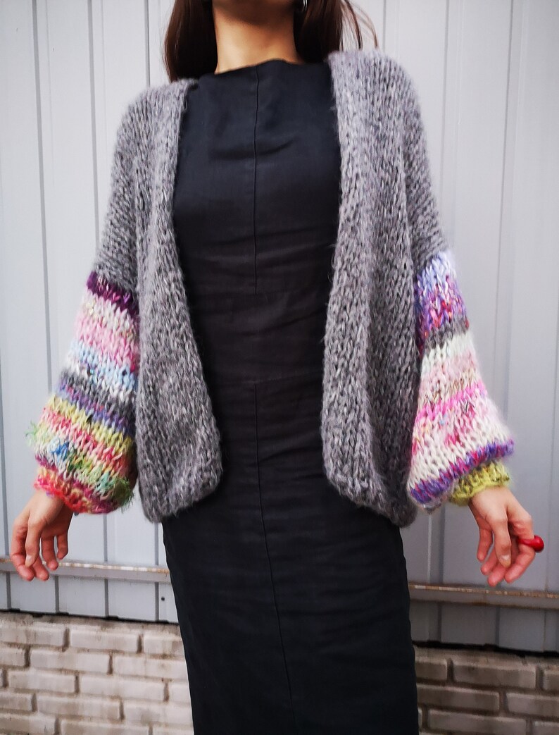 Ready to Go MONI Alpaca and Silk Mohair Cardigan Multicolor and ...