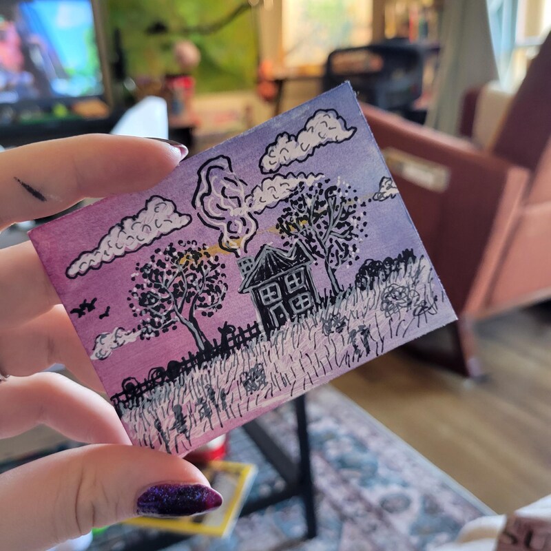 Aceo Original Painting - Etsy