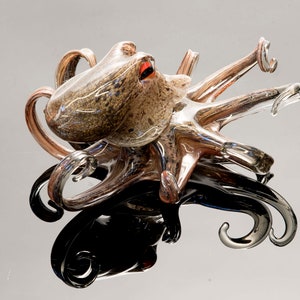 Octopus in Murano Glass. Realistic Realization in Glass Multicoloured ...