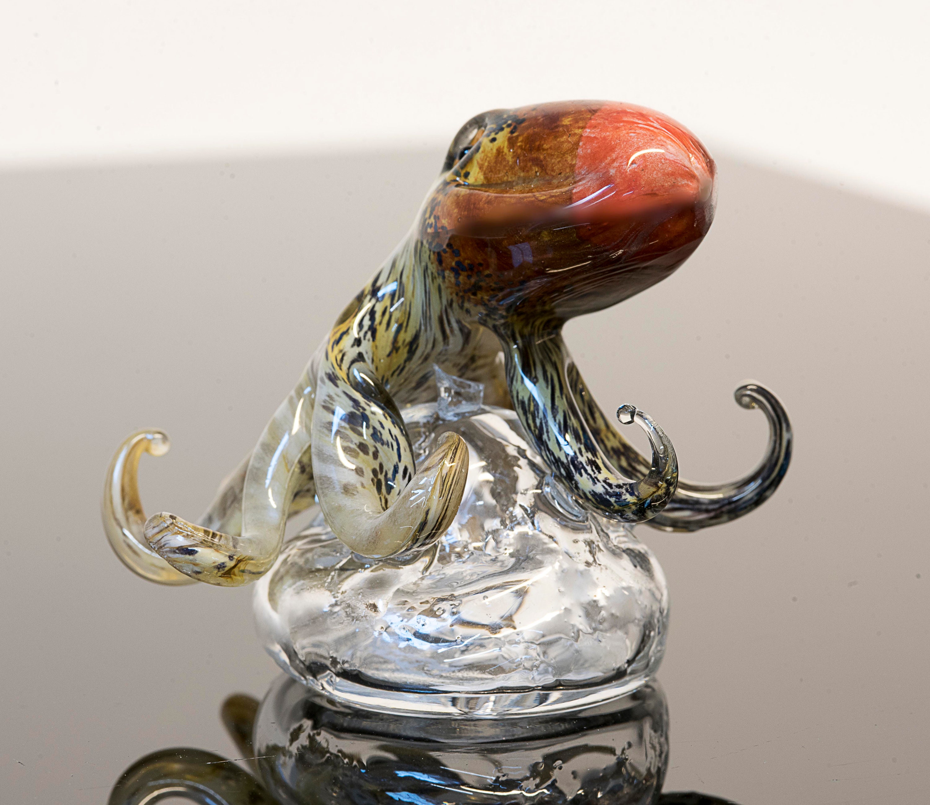 Octopus in Murano Glass. Realistic Realization in Glass Multicoloured ...