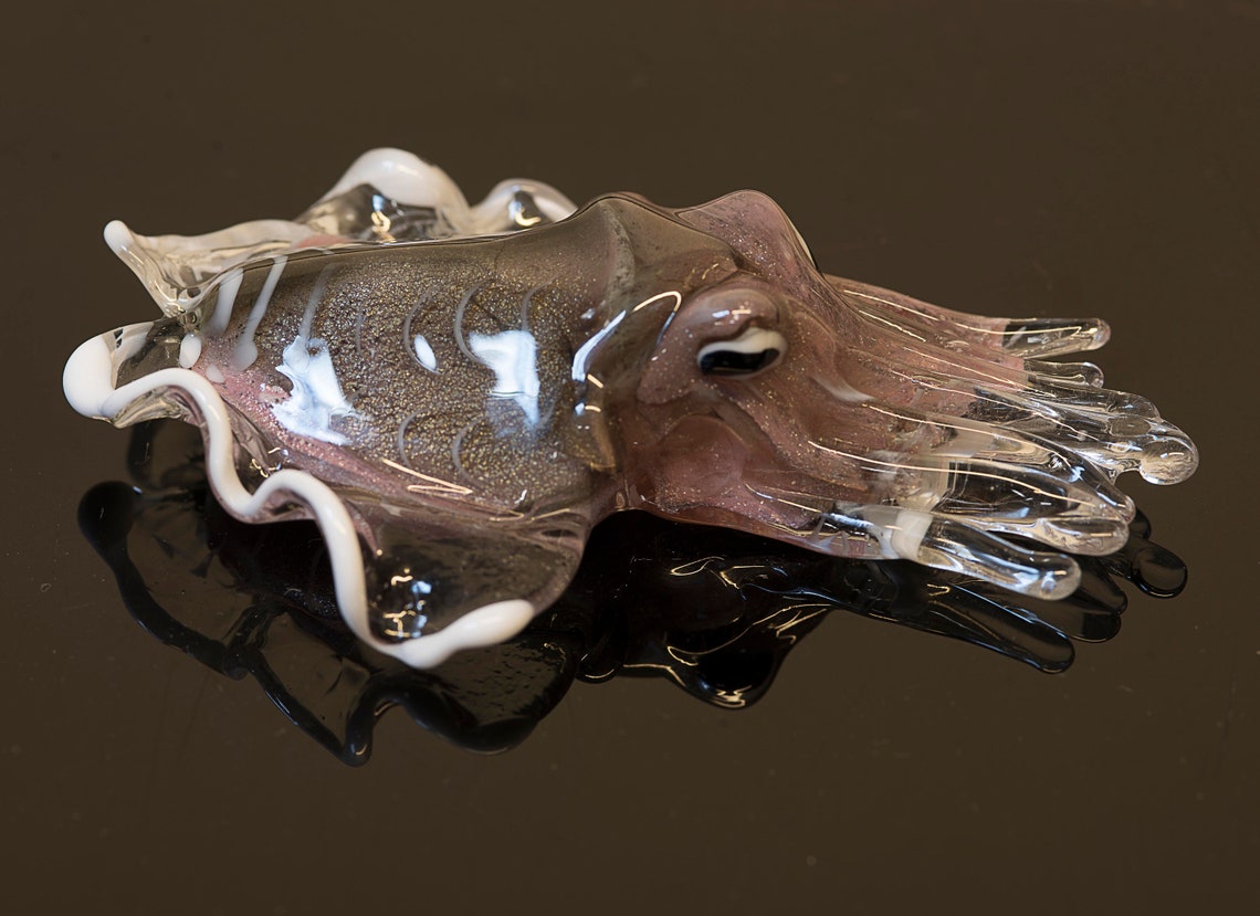 Sepia in Murano Glass. Realistic Realization in Glass - Etsy