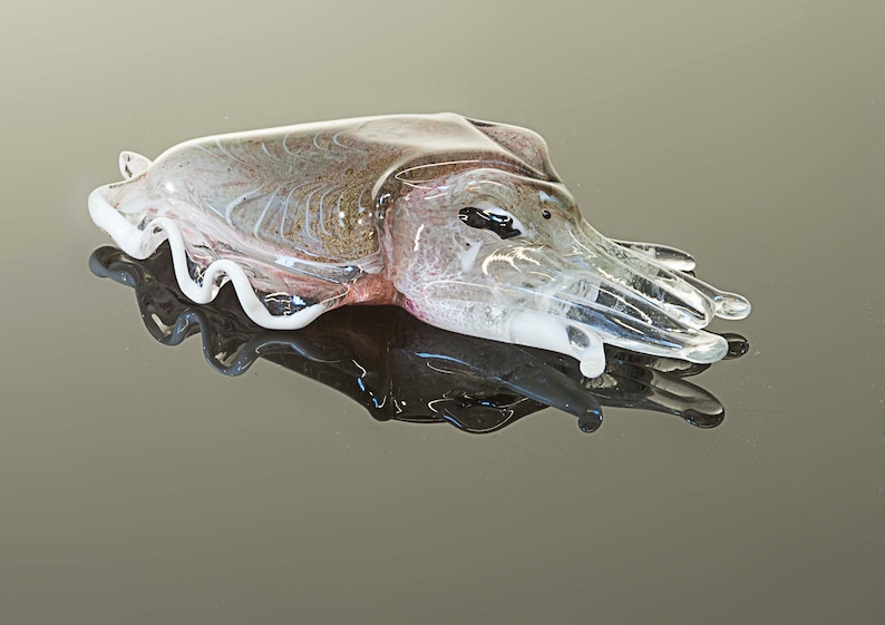 Sepia in Murano Glass. Realistic Realization in Glass - Etsy