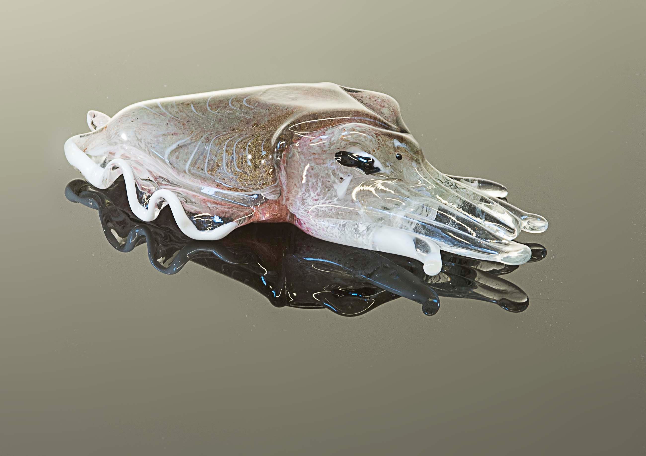 Sepia in Murano Glass. Realistic Realization in Glass - Etsy