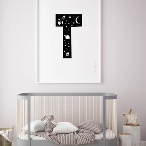 Alphabet Print Letter T for Toddler Room Decor Featuring - Etsy