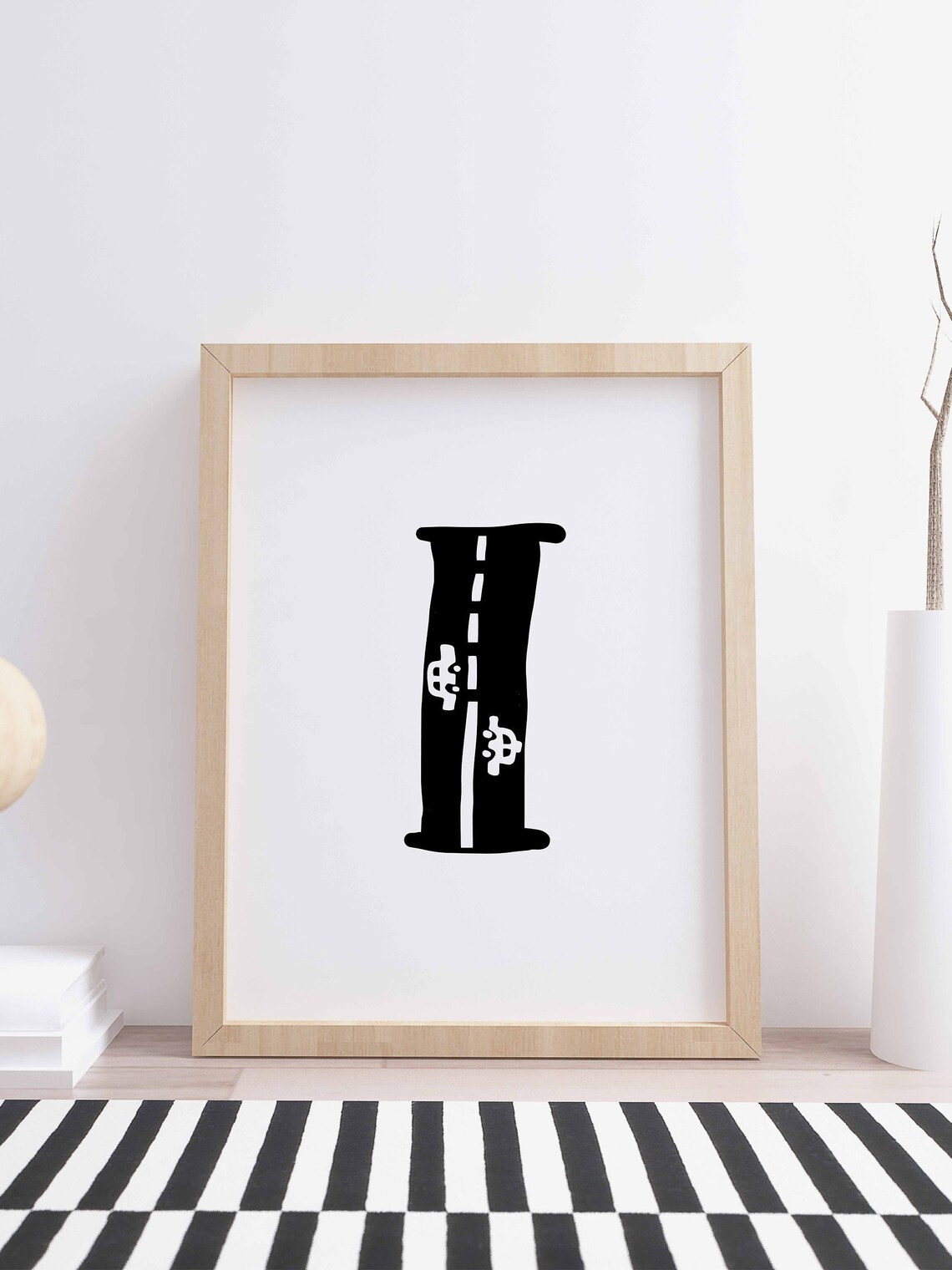 Alphabet Print Letter I Print for Toddler Room Decor | Etsy