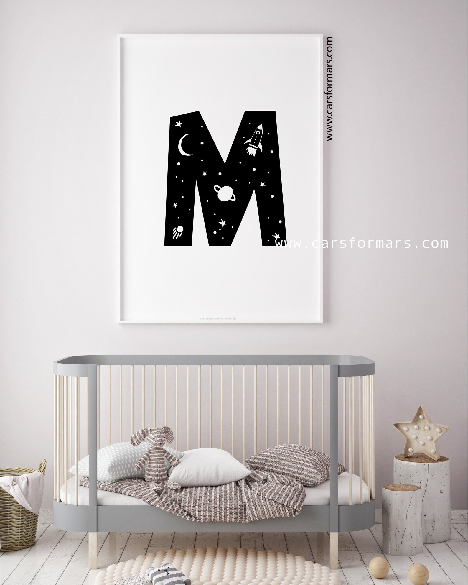 Alphabet Print Letter M for Toddler Room Decor Featuring - Etsy