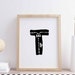 Letter T Print Alphabet Poster for Toddler Boy Room Decor ...