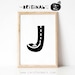 Alphabet Poster, Letter J Print for Toddler Room Decor, Transportation ...