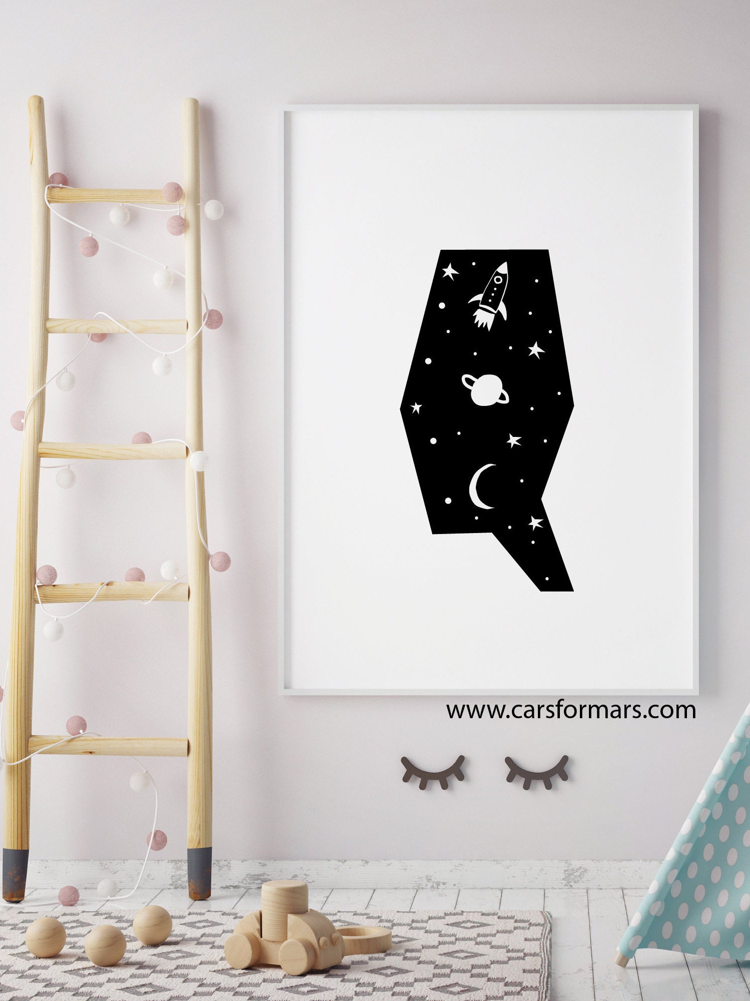 Space Themed Letter G Print for Toddler Room Decor Featuring - Etsy