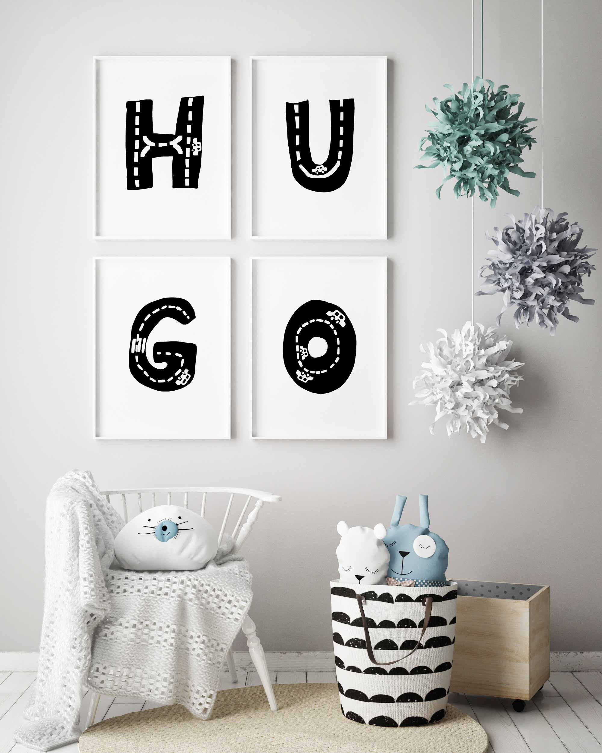 Alphabet Print Letter H Print for Toddler Room Decor | Etsy