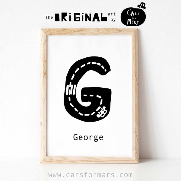 Custom Letter Art - Etsy