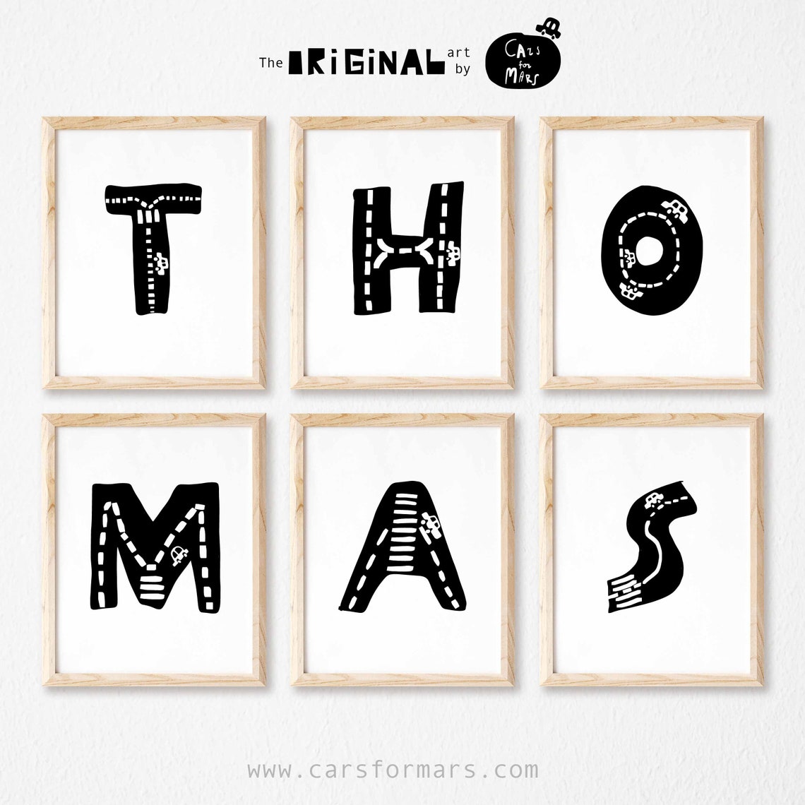 Letter T Print Alphabet Poster for Toddler Boy Room Decor - Etsy