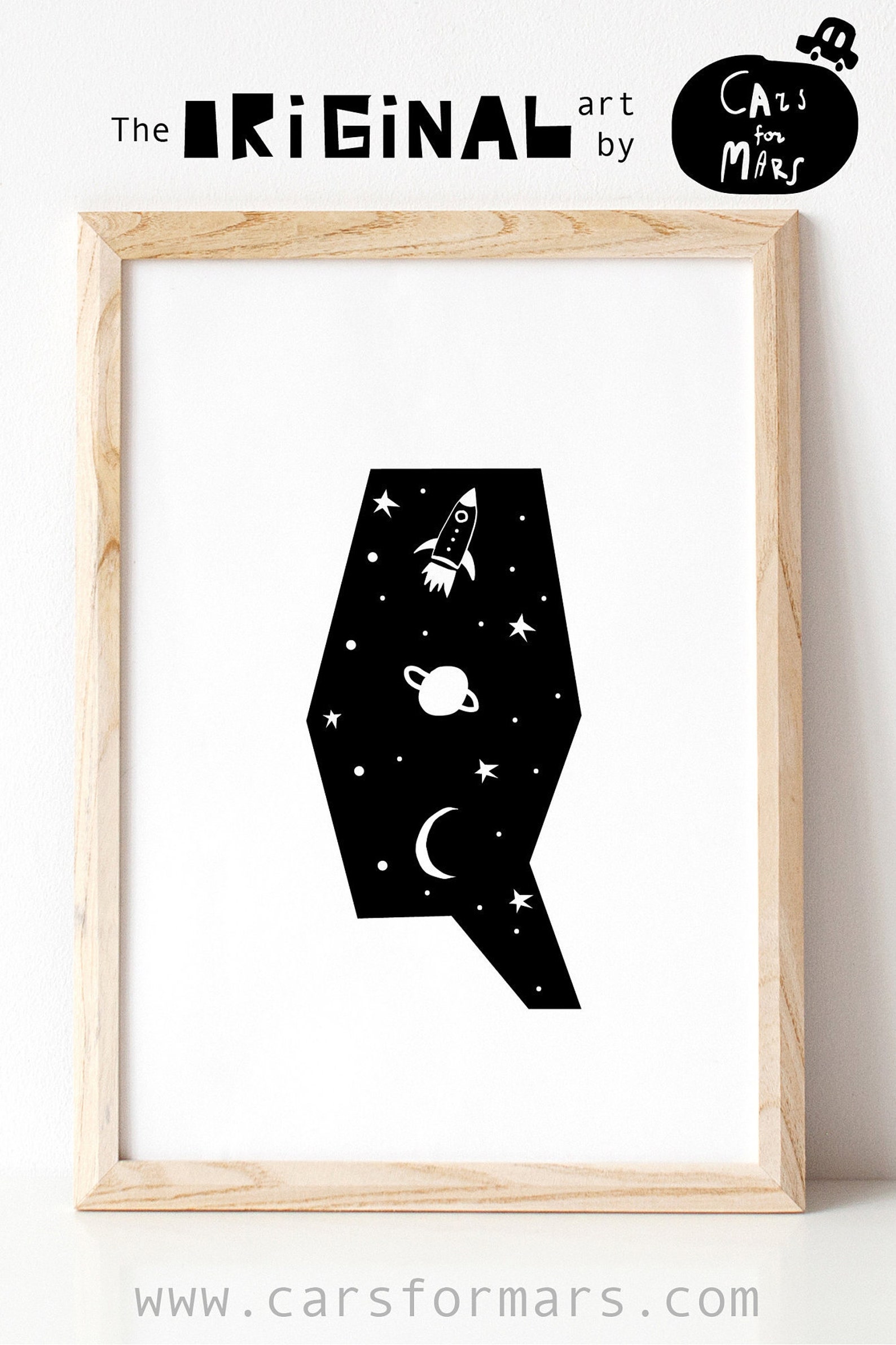Space Themed Letter G Print for Toddler Room Decor Featuring - Etsy