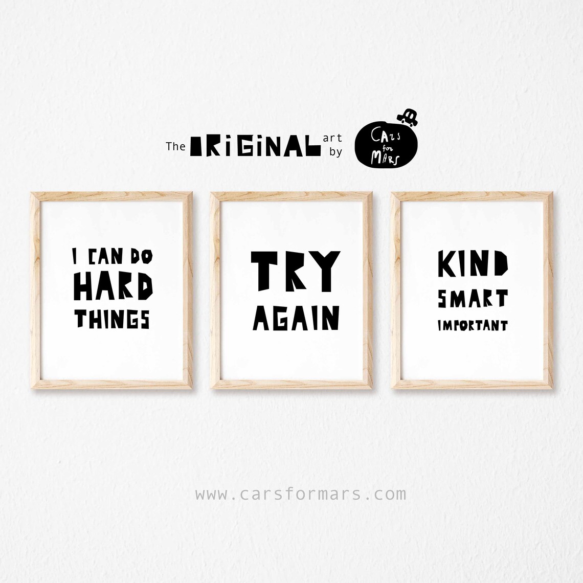 Inspirational Quotes Prints Set of 3 for Toddler Room Decor - Etsy