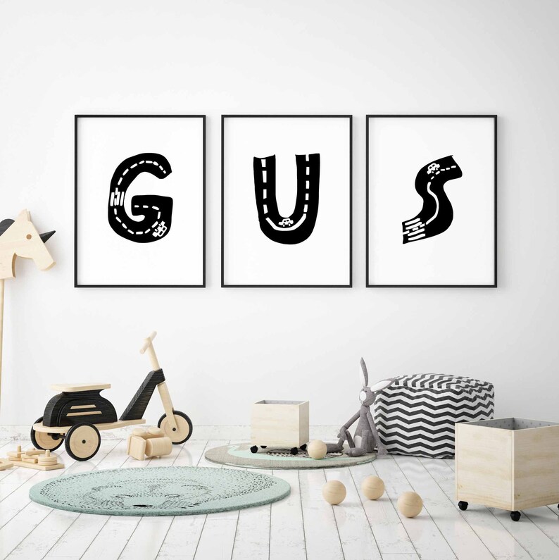 Alphabet Print Letter G Print for Boys Room Decor | Etsy