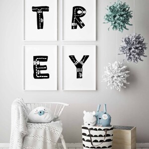 Letter T Print Alphabet Poster for Toddler Boy Room Decor ...