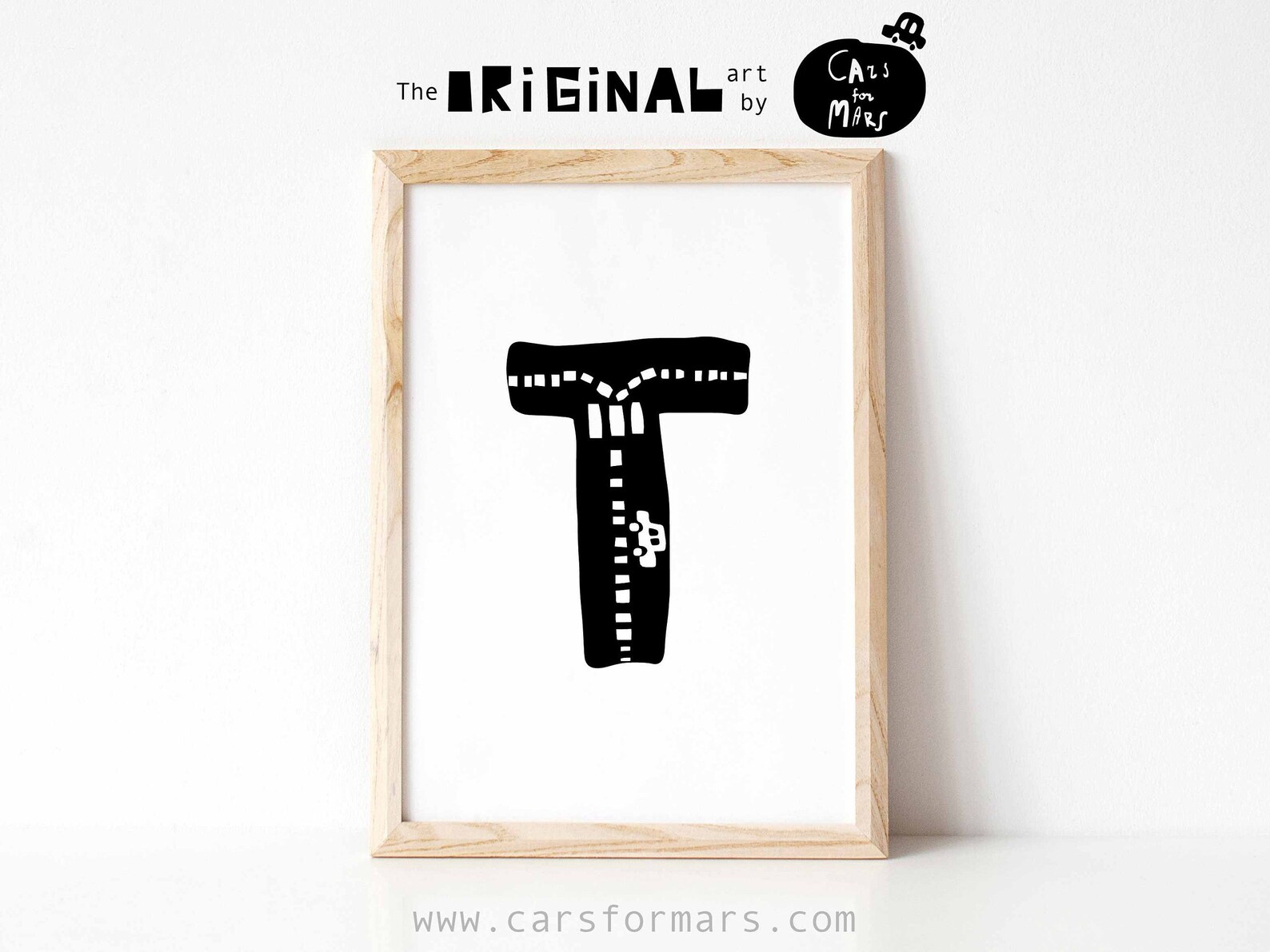 Letter T Print Alphabet Poster for Toddler Boy Room Decor - Etsy