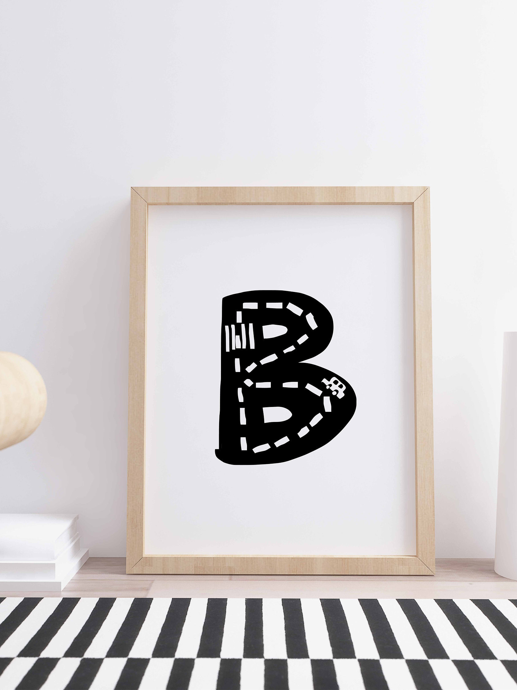 Alphabet Print, Letter B Print for Boys Room Decor, Transportation ...