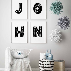 Alphabet Poster, Letter J Print for Toddler Room Decor, Transportation ...