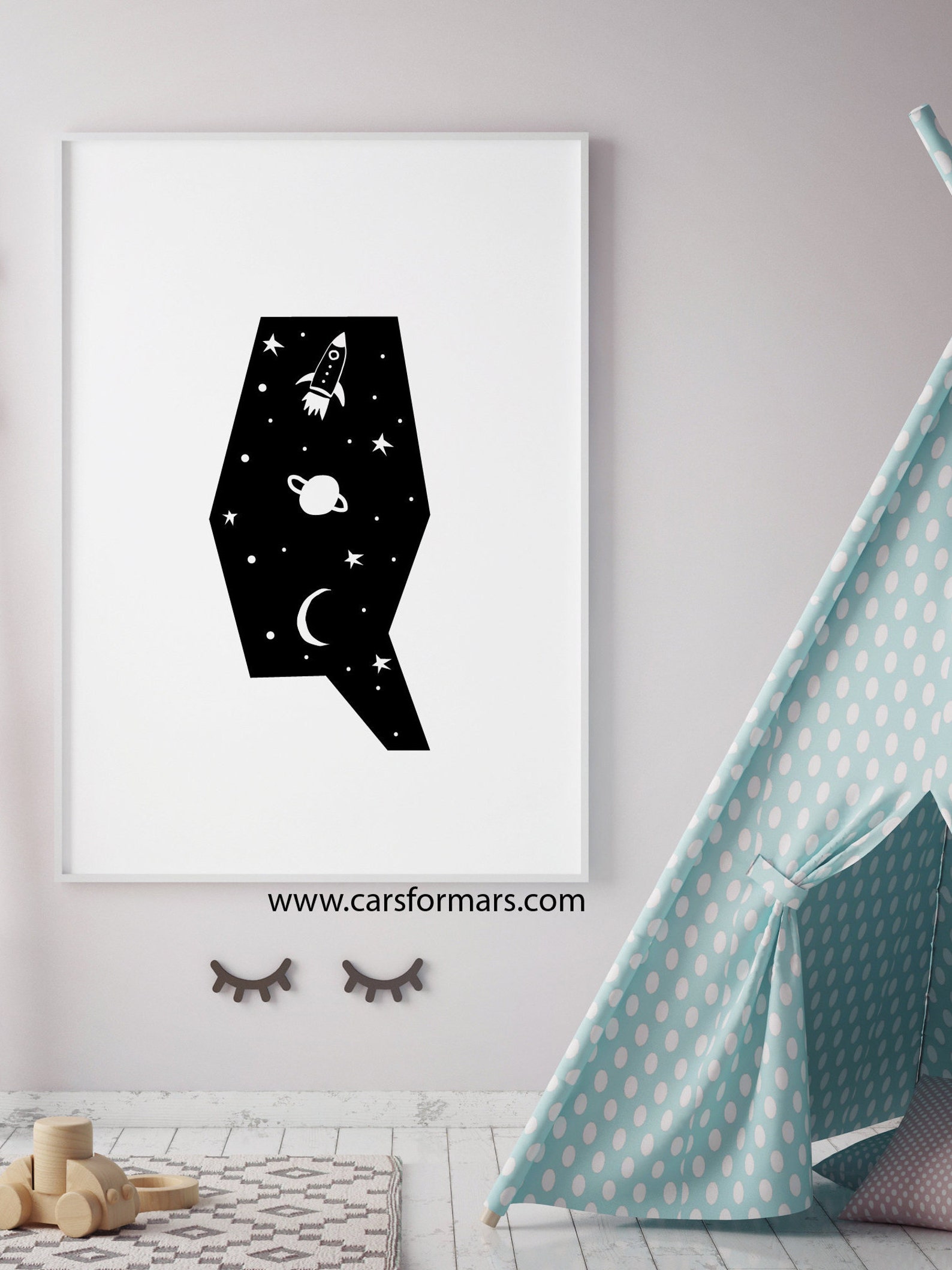 Space Themed Letter G Print for Toddler Room Decor Featuring - Etsy
