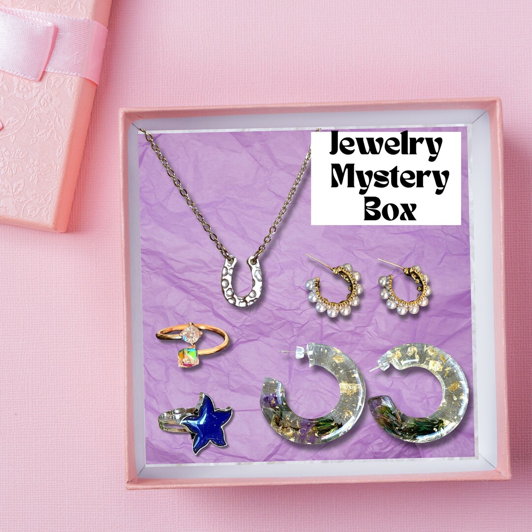 Jewelry Mystery Box Jewelry Mystery Bag Jewelry Surprise Box Happy ...