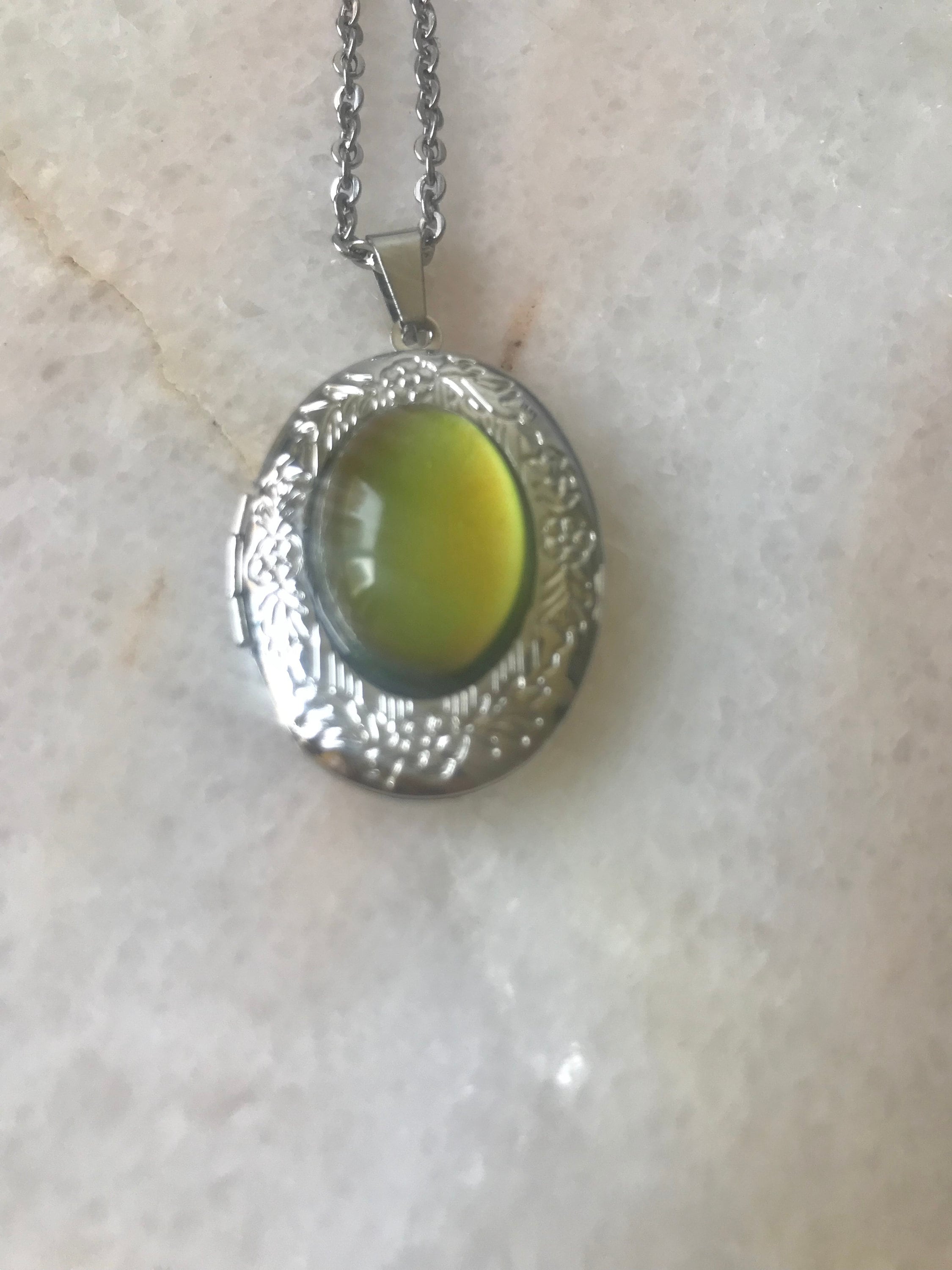 Mood Necklace Color Changing Necklace Mood Jewelry | Etsy