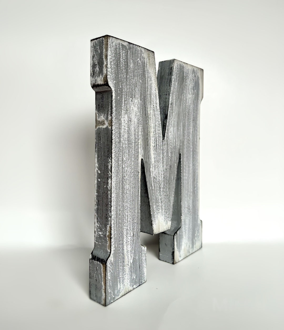 Distressed Wooden Letters, Rustic Wood Letter, Cottage Wall Decor, Wall ...