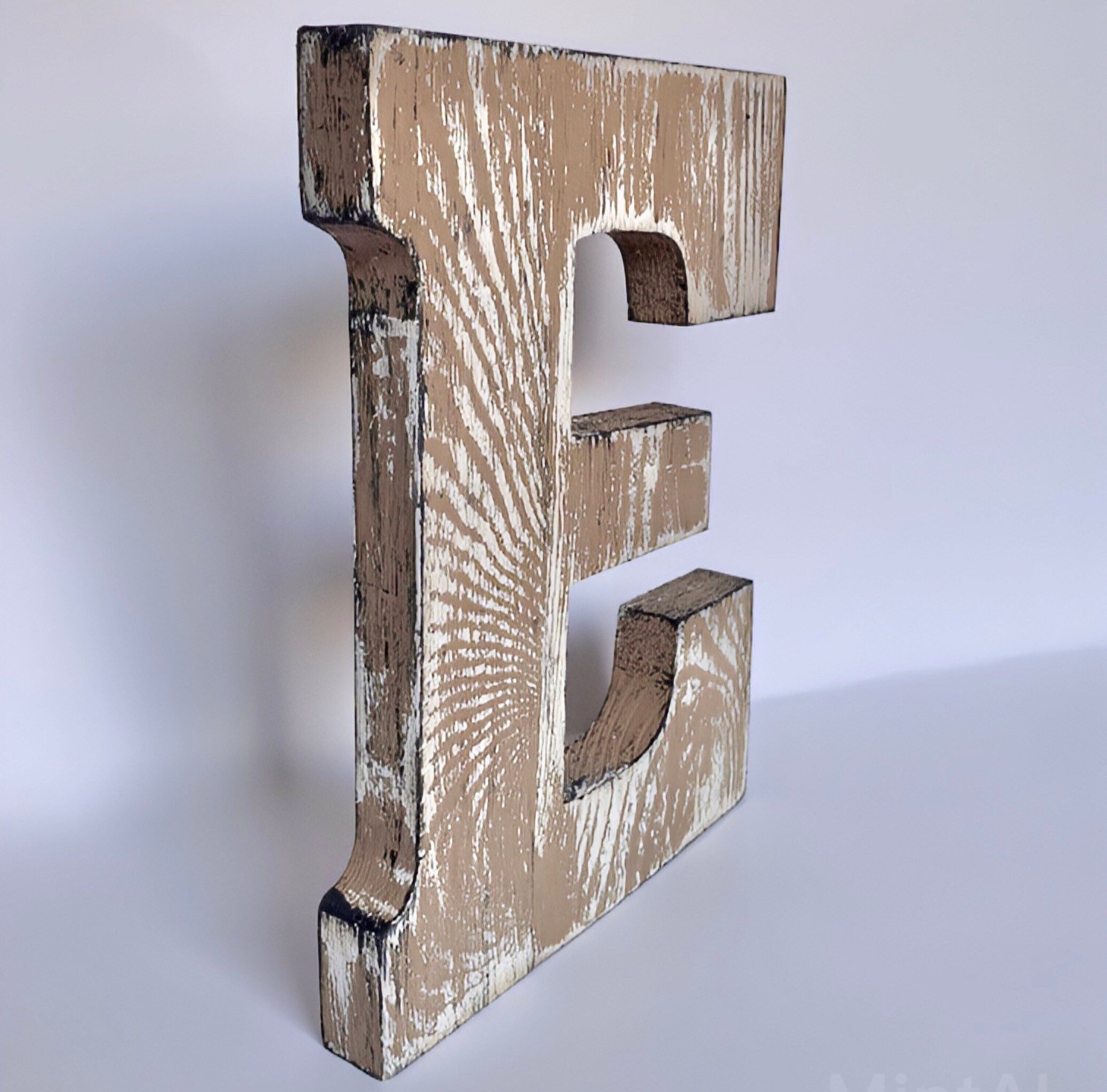 Distressed Wooden Letters Wall Letters Standing - Etsy
