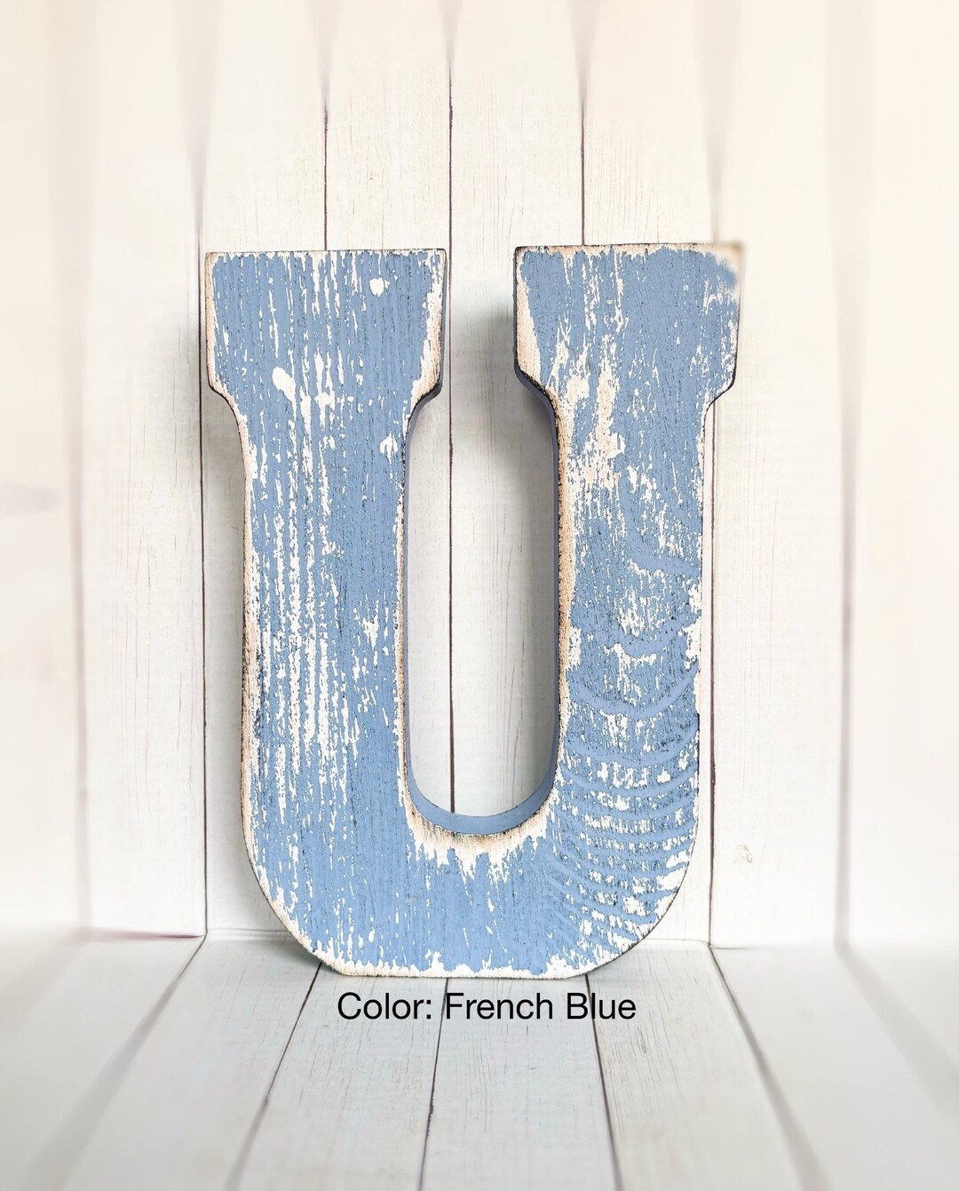 Distressed Wooden Letters, Rustic Wood Letter, Farmhouse Decor, Wall ...