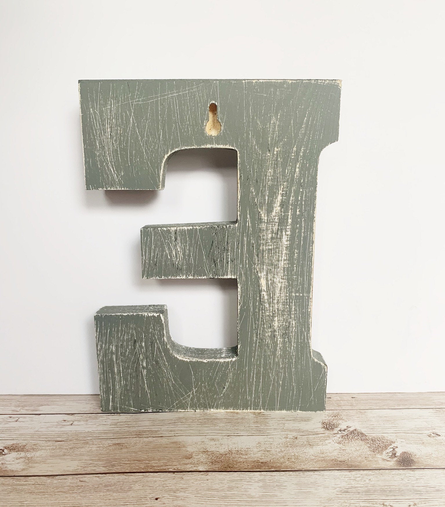 Distressed Wooden Letters Wall Decor Shelf Lettershome - Etsy