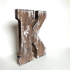 Rustic Letters - Etsy
