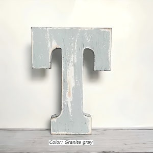 Distressed Wooden Letters, Rustic Wood Letter, Cottage Wall Decor, Wall ...