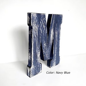 Distressed Wooden Letters, Rustic Wood Letter, Cottage Wall Decor, Wall ...