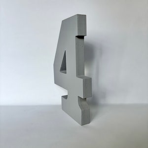 Chunky Wooden Numbers, Standing Numbers , Photo Prop Numbers, Painted ...