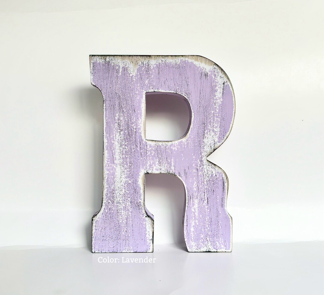 Distressed Wooden Letters, Wall Letters, Standing Letters, Farmhouse ...