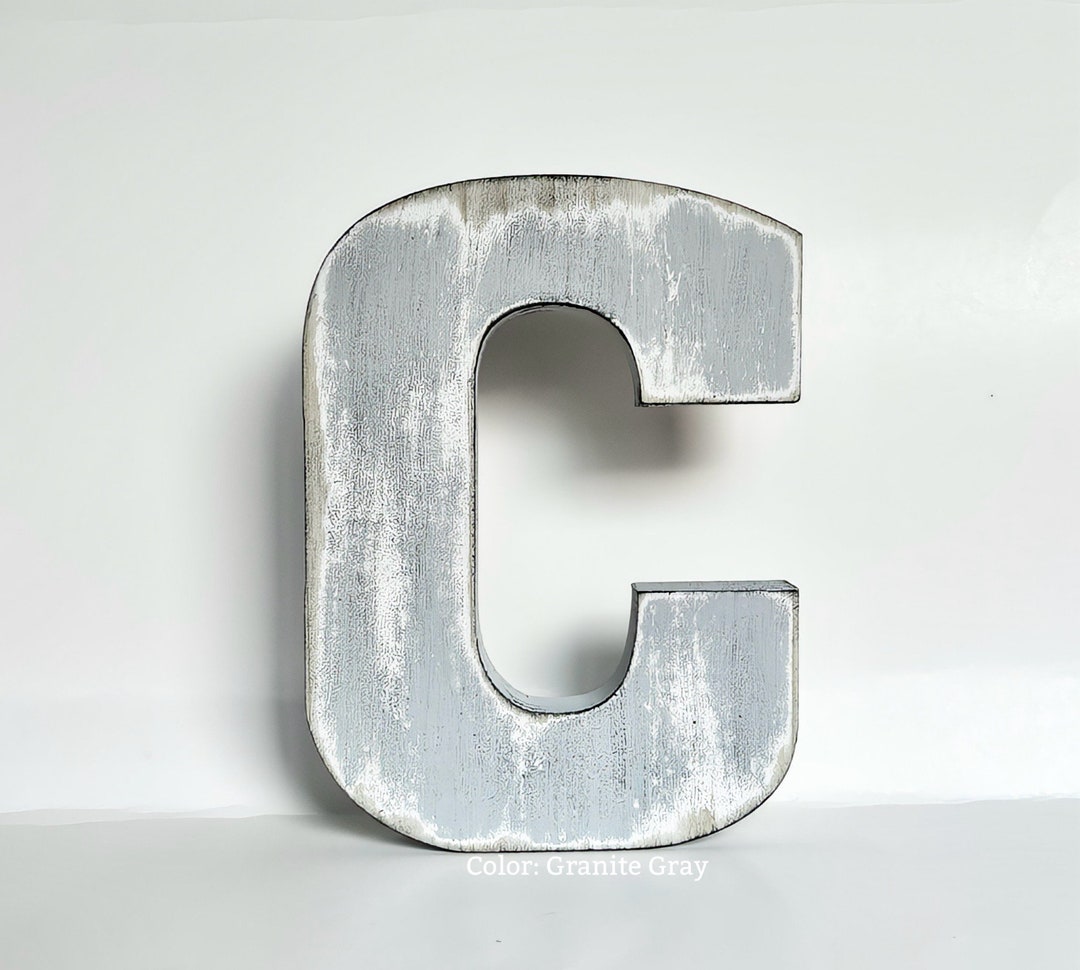 Distressed Wooden Letters, Rustic Wood Letters, Farmhouse Letters, Home ...