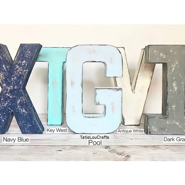 Farmhouse Letters - Etsy