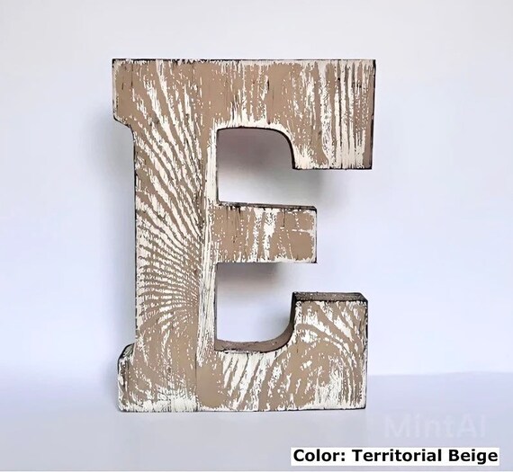 Distressed Wooden Letters Wall Letters Standing - Etsy